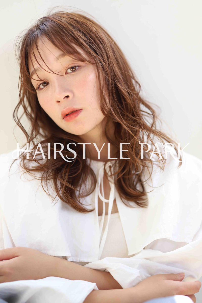 ヘアスタイル写真PhotoNo:305-1 (32) [ロング,レディース,ナチュラル,モテ・愛され,カラー,パーマ,縦型 ]-ヘアスタイルパーク-