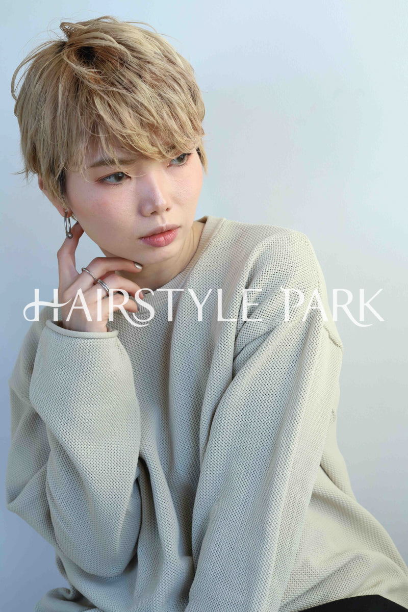 ヘアスタイル写真PhotoNo:329-4 (14) [ショート,レディース,カジュアル,クール / かっこいい,カット,カラー,ダブルカラー ...